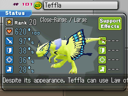 Teffla (DS) | Fossil Fighters Wiki | Fandom
