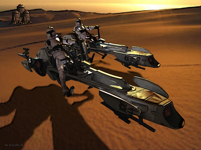 Vehicle: BARC Speeder Bike | Fate Of the Known Universe Wiki | Fandom