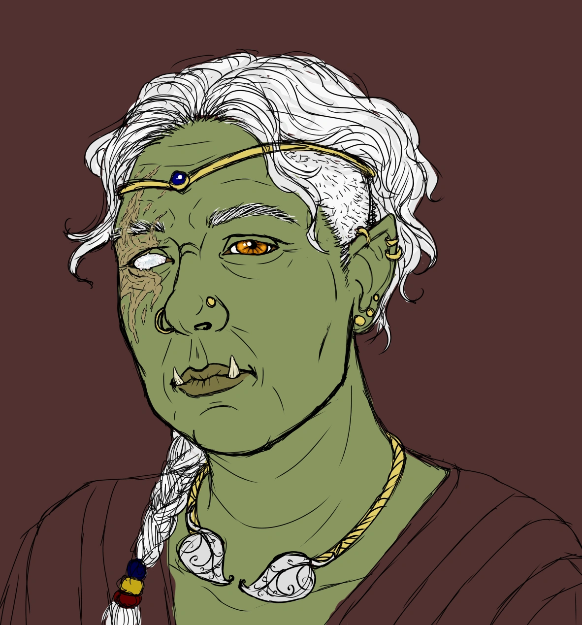 Urgosh (Razorleaf) of Clan Greyleaf | Fouler Things Than Orcs Wiki | Fandom