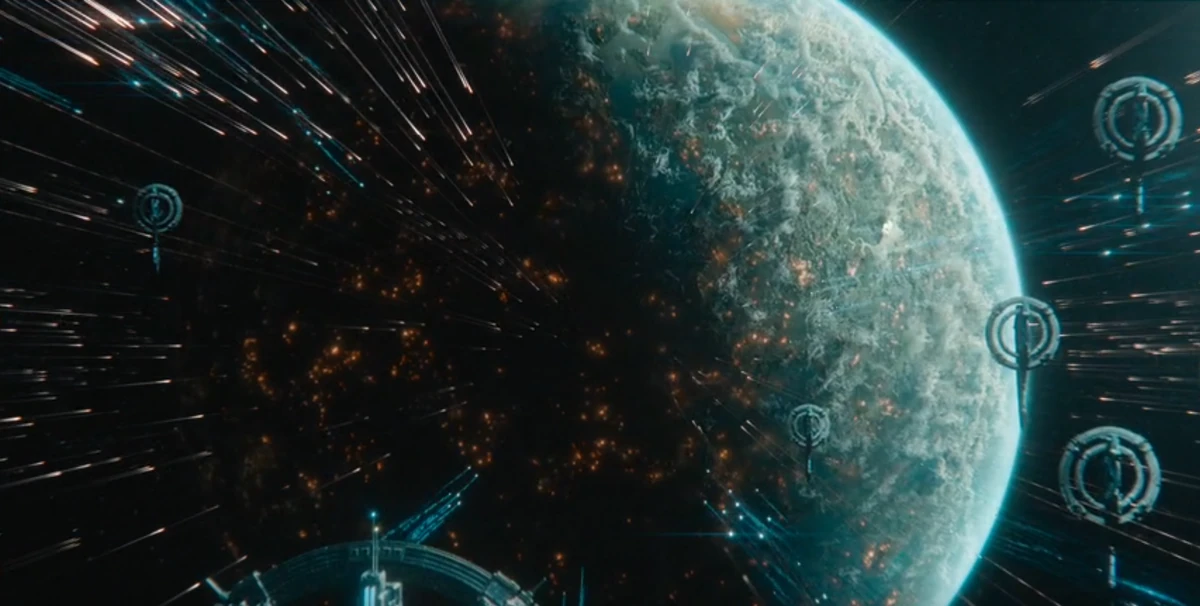 Orbital bombardment of Anacreon | Foundation Wiki | Fandom