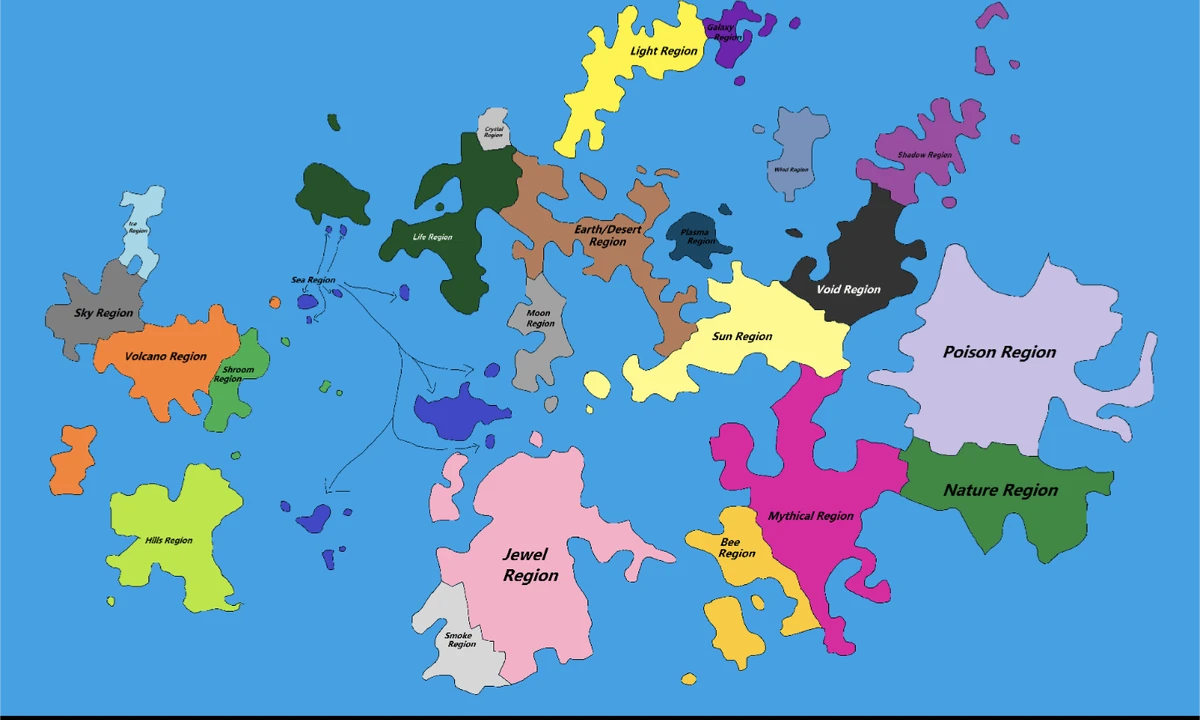 The Regions | Four Regions Wiki | Fandom