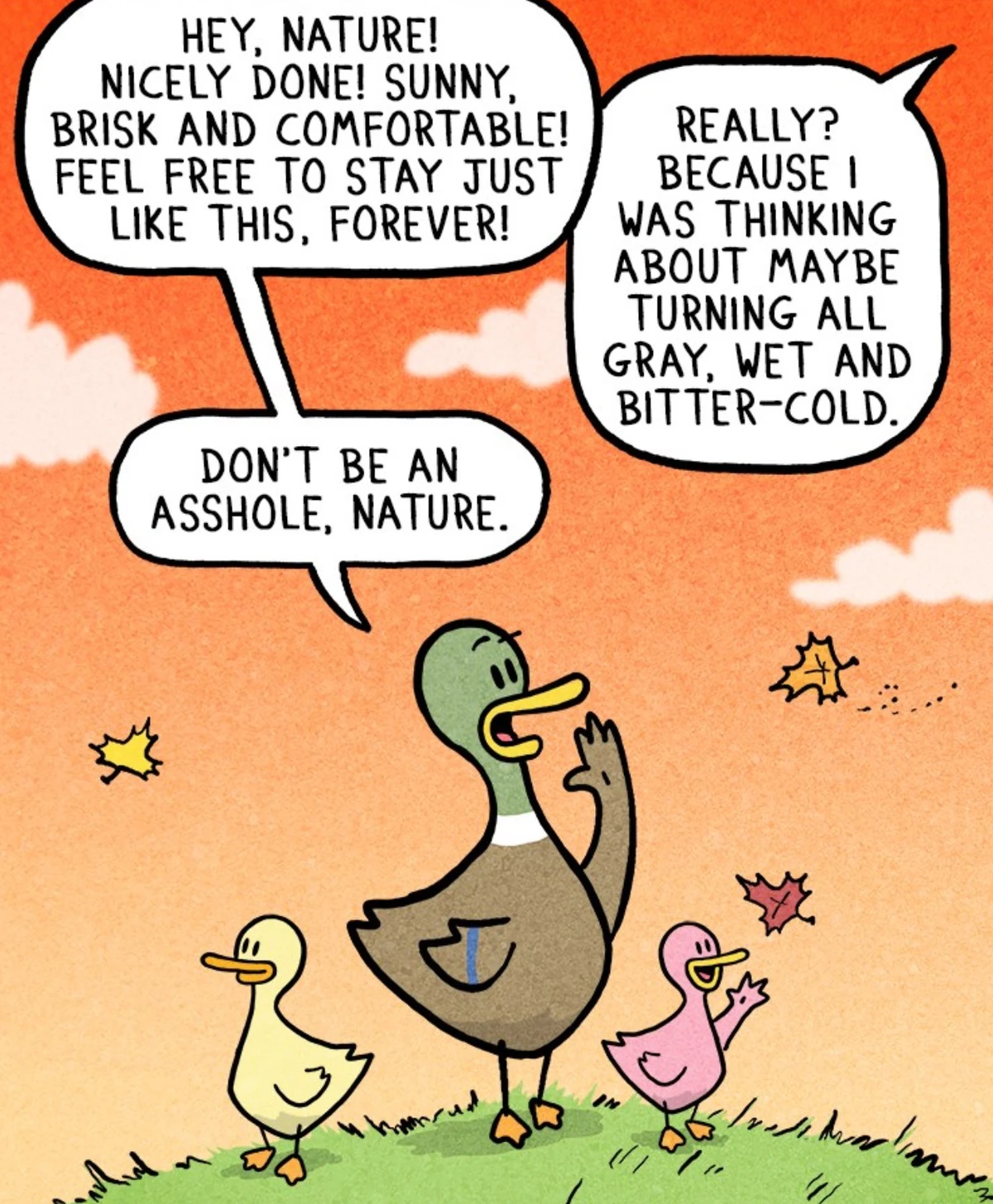 Nature | Fowl Language Wiki | Fandom