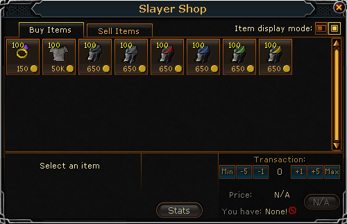 Slayer Point Shop | FoxTrot 718 Wiki | Fandom