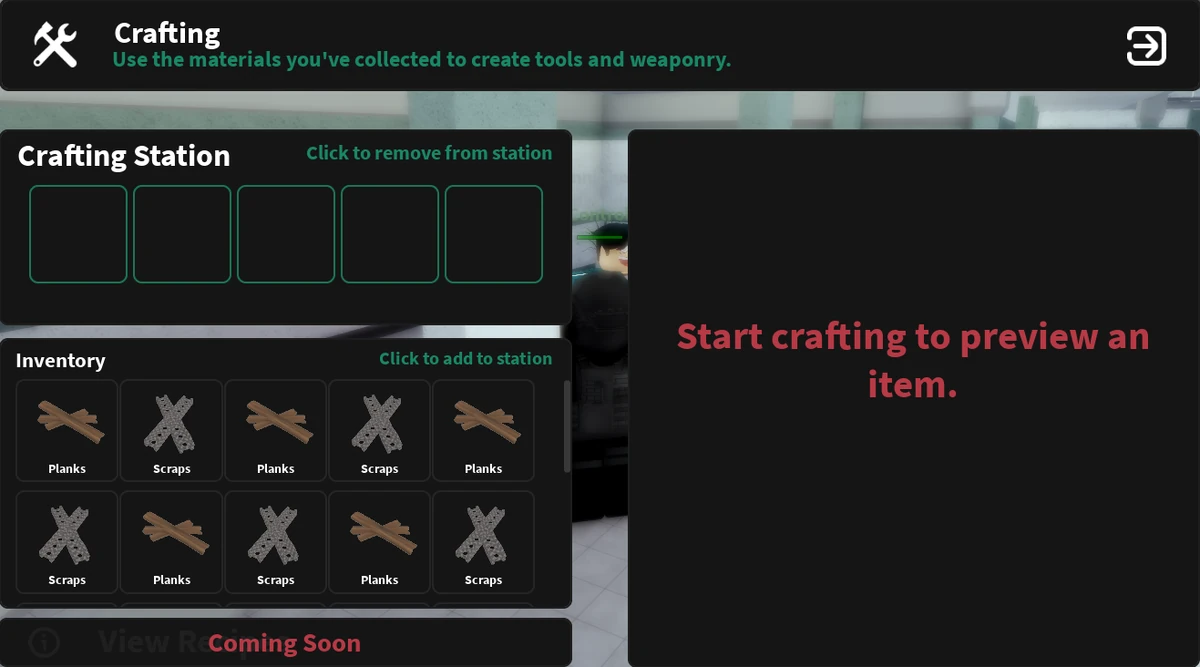 Crafting | Foxtrot Asylum Wiki | Fandom