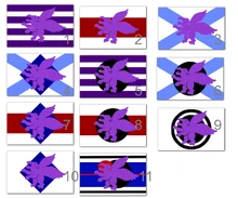 Flag of the FPH Clan | Flying Purple Hippos Wiki | Fandom