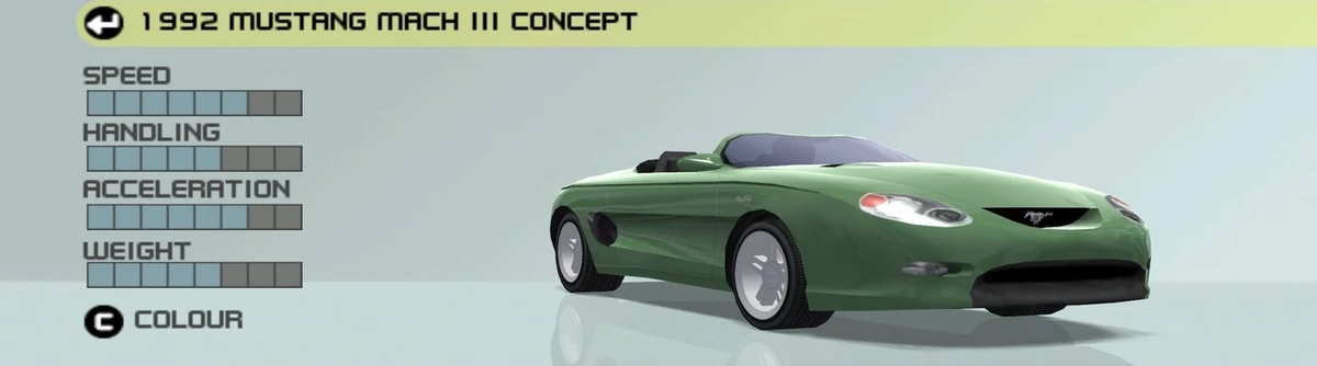 1992 Ford Mustang Mach III Concept | Ford Racing 3 Wiki | Fandom