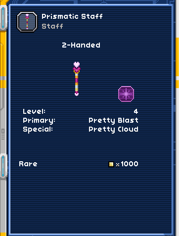 Prismatic Staff | FrackinUniverse Wiki | Fandom