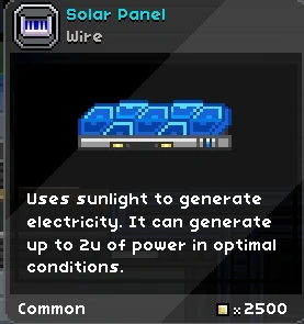 Solar Panel | Frackin Universe Вики | Fandom
