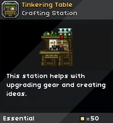 Tinkering Table | Wiki FrackinUniverseBR | Fandom