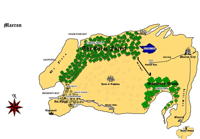Map of Maeron | Ruin Wiki | Fandom