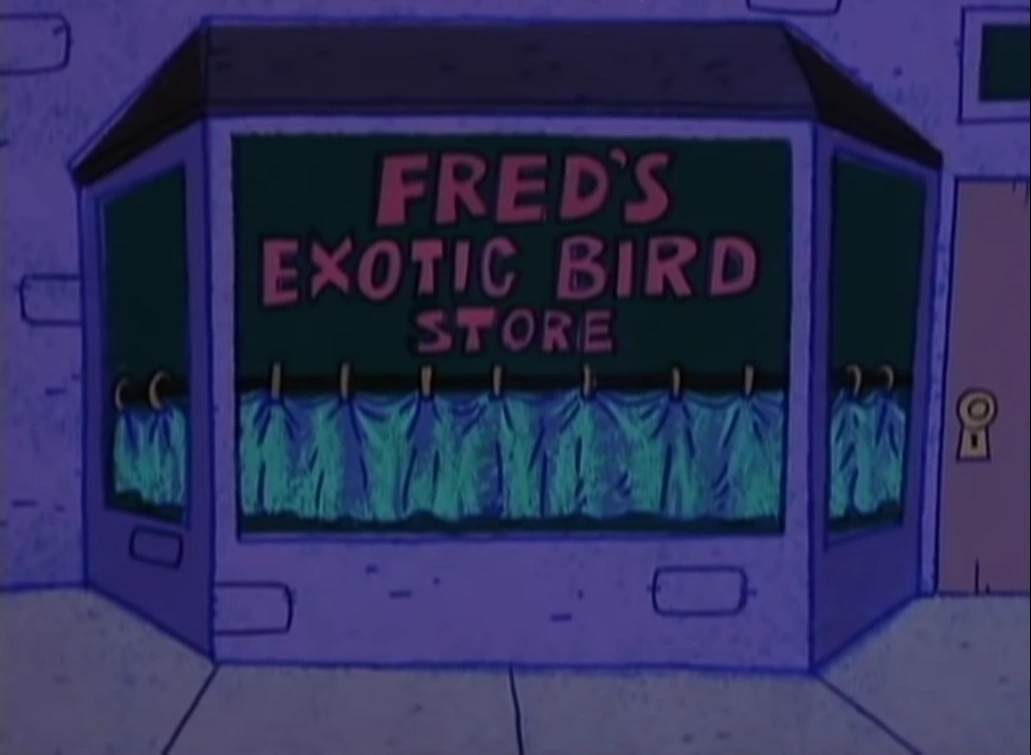 Fred's Exotic Bird Store | Fraidy Cat Wiki | Fandom