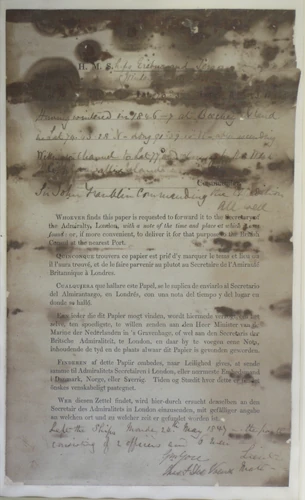 Gore Point Note | Franklin Expedition Wiki | Fandom