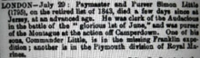 Edward Little | Franklin Expedition Wiki | Fandom
