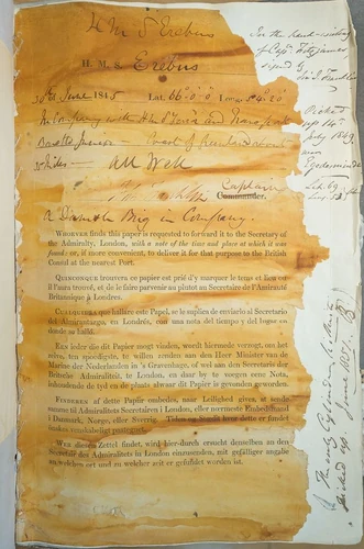 66th Parallel Note | Franklin Expedition Wiki | Fandom