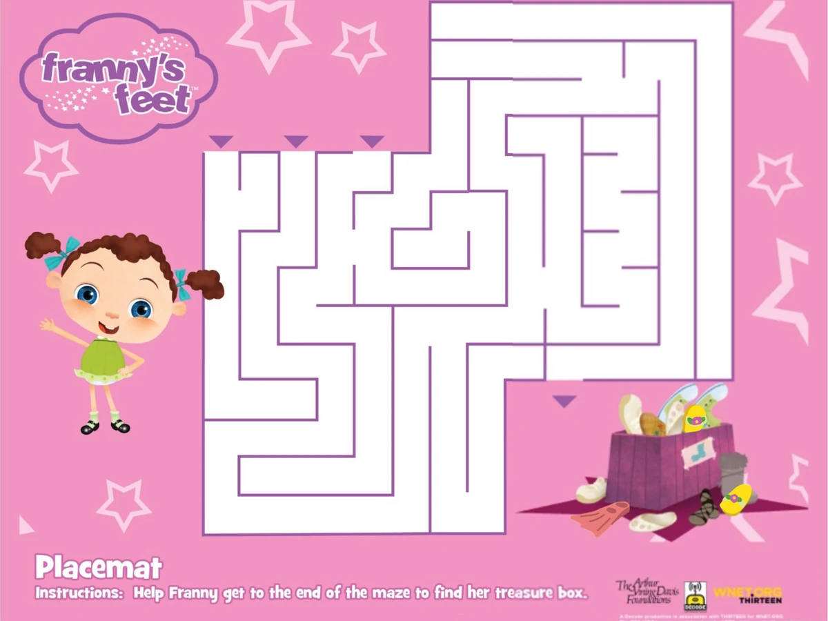 Printable Activities | Franny's Feet Wiki | Fandom