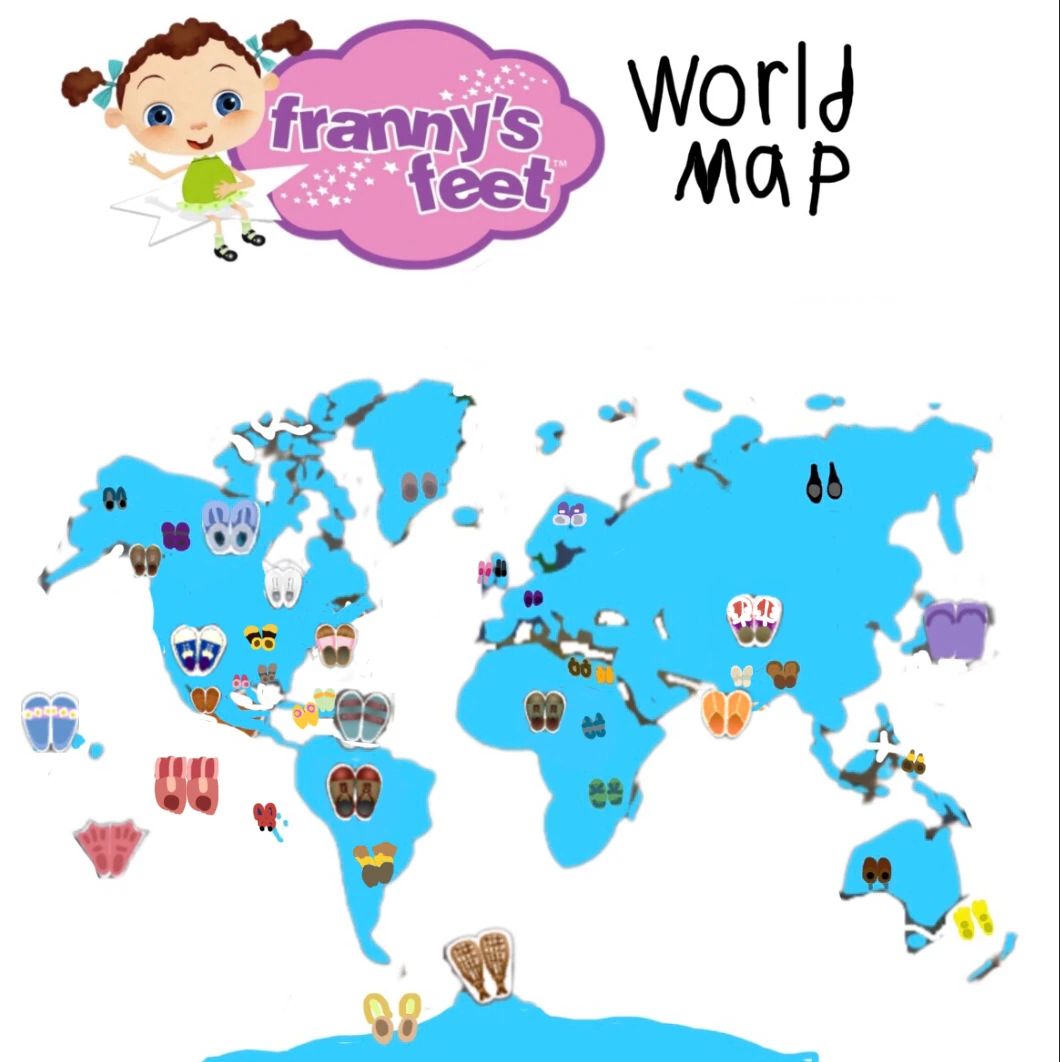 World Map | Franny's Feet Wiki | Fandom