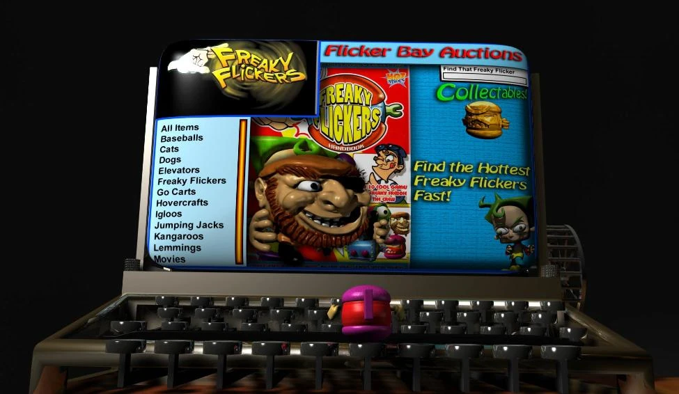 Flicker Bay Auctions | Freaky Flickers Archives | Fandom
