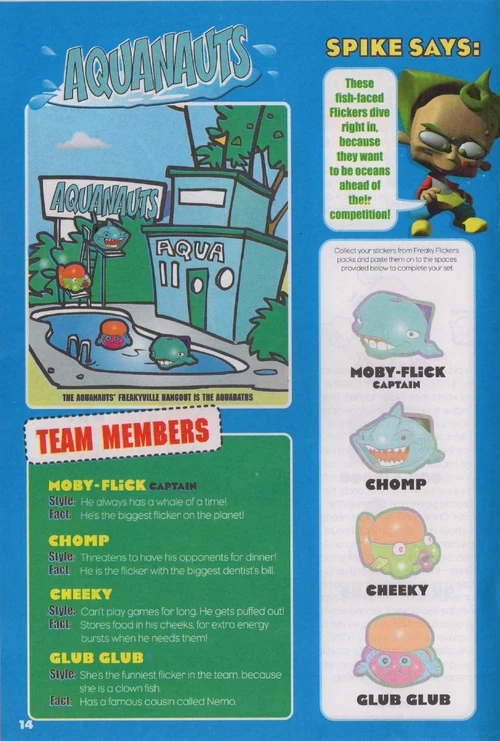 Category:Team Aquanauts | Freaky Flickers Archives | Fandom
