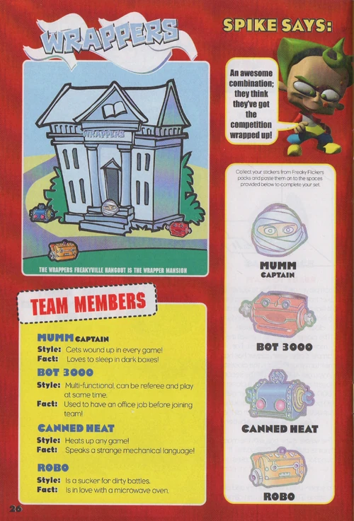 Category:Team Wrappers | Freaky Flickers Archives | Fandom