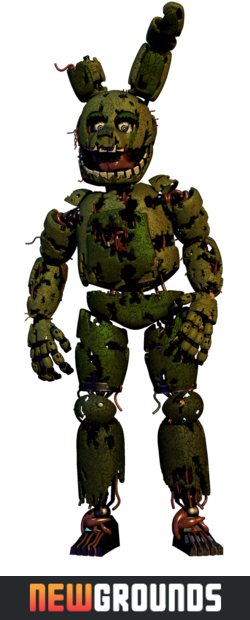 Newgrounds Springtrap | Scary Logos Wiki | Fandom