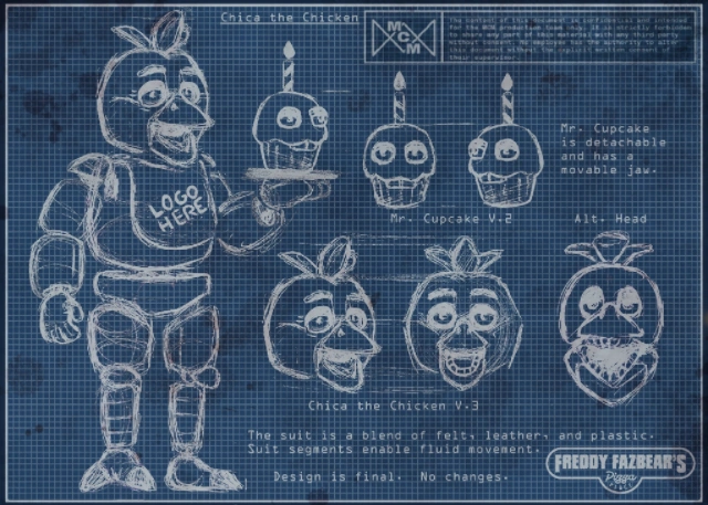 Classic Chica Animatronic (Prototype) | Fazbear Entertainment Media ...