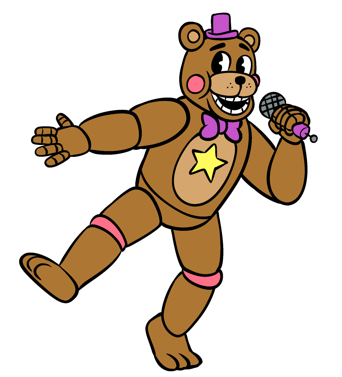Rockstar Freddy Fazbear Entertainment Media Wiki Fandom