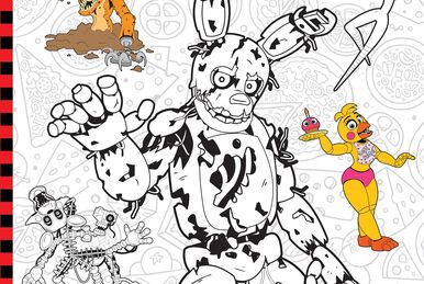 fnaf coloring book pages