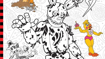 elizabeth afton coloring pages