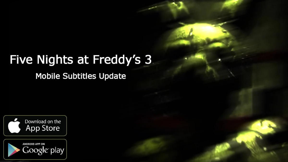 Five Nights at Freddy’s 3/Updates | Five Nights at Freddy's Wiki | Fandom