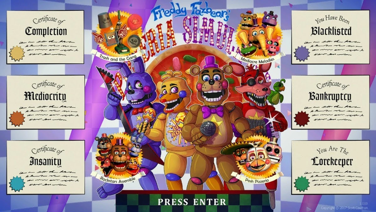 Logros (FFPS) | Wiki Freddy Fazbear's Pizza | Fandom
