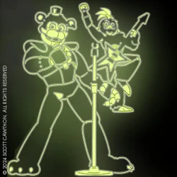 five nights at freddy's coloring pages security breach