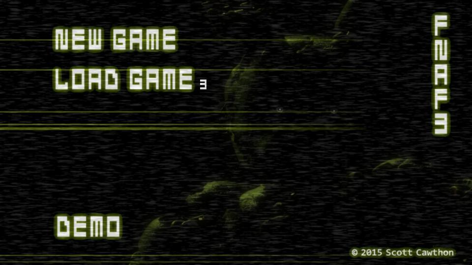 Five Nights at Freddy's 3 (Demo) | Five Nights at Freddy's Wiki | Fandom