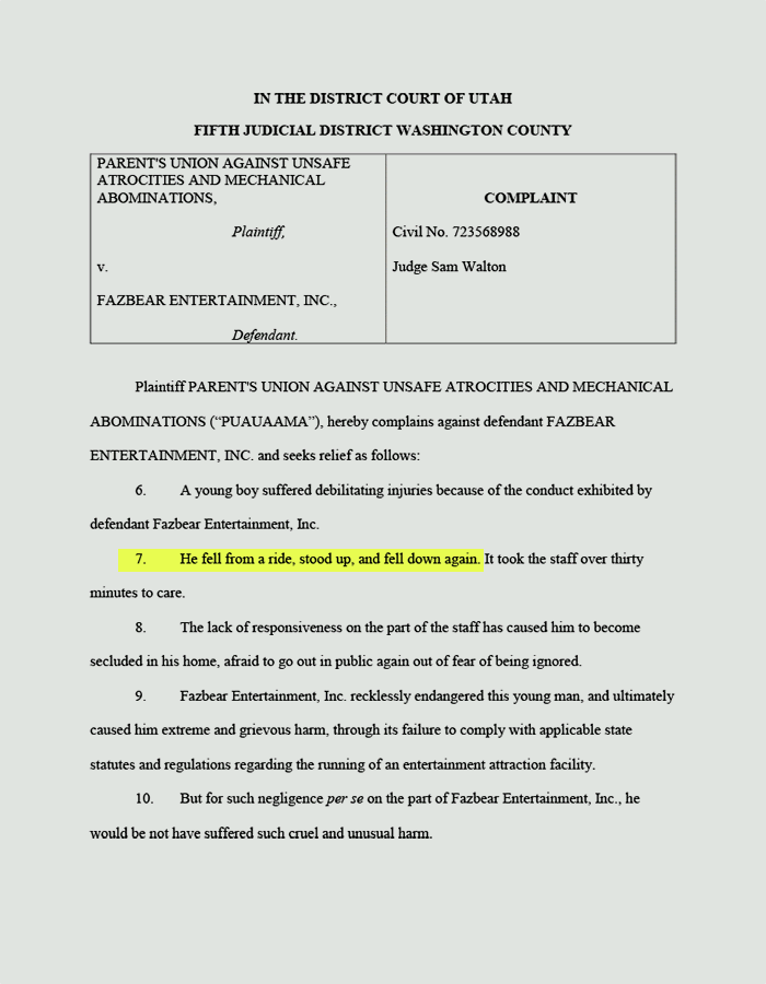 Lawsuits | Five Nights at Freddy's Wiki | Fandom