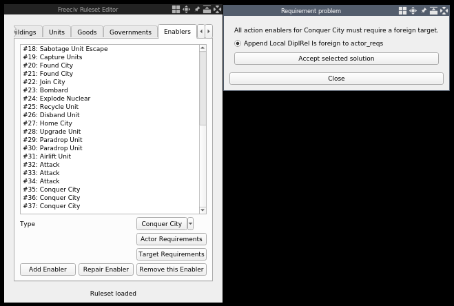 Ruleset Debugging | Freeciv | Fandom