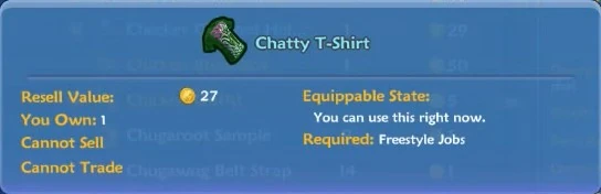Chatty T-Shirt | FreeRealms Wiki | Fandom