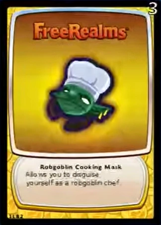 Robgoblin Cooking Mask | FreeRealms Wiki | Fandom