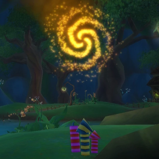 Gold Pinwheel Firework | FreeRealms Wiki | Fandom