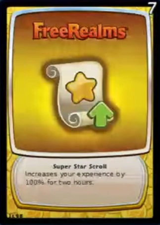 Super Star Scroll | FreeRealms Wiki | Fandom