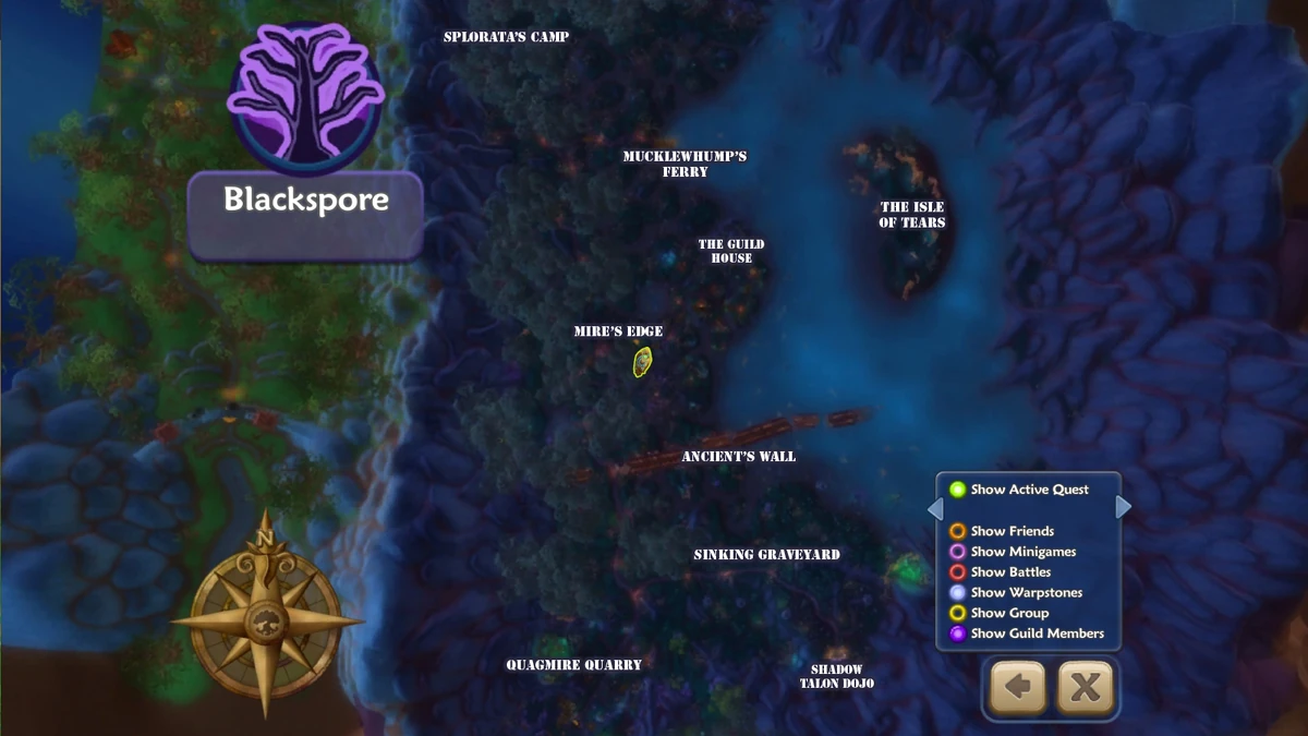 Blackspore Swamp | FreeRealms Wiki | Fandom