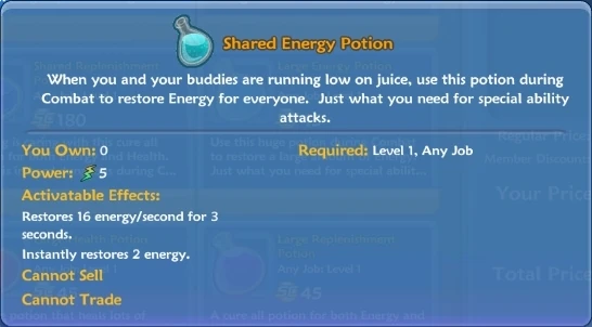 Shared Energy Potion | FreeRealms Wiki | Fandom