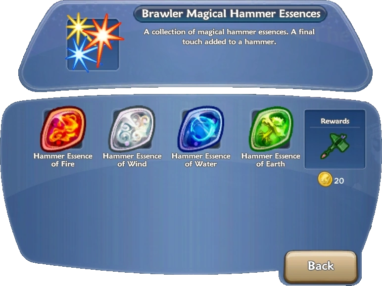 Brawler Magical Hammer Essences | FreeRealms Wiki | Fandom