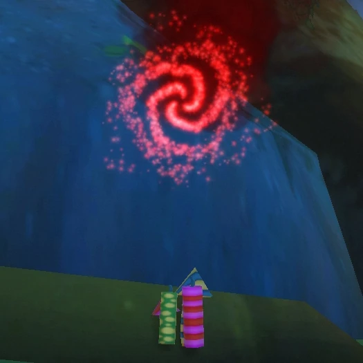 Red Pinwheel Firework | FreeRealms Wiki | Fandom