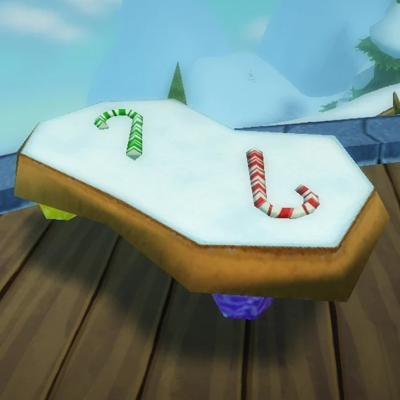 Gingerbread Cookie Coffee Table | FreeRealms Wiki | Fandom