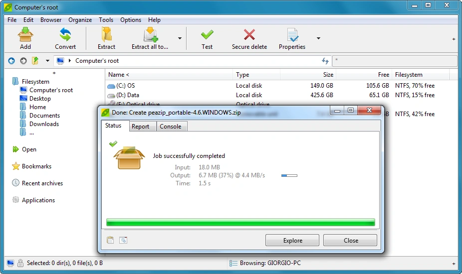 Peazip | Freeware Catalog | Fandom