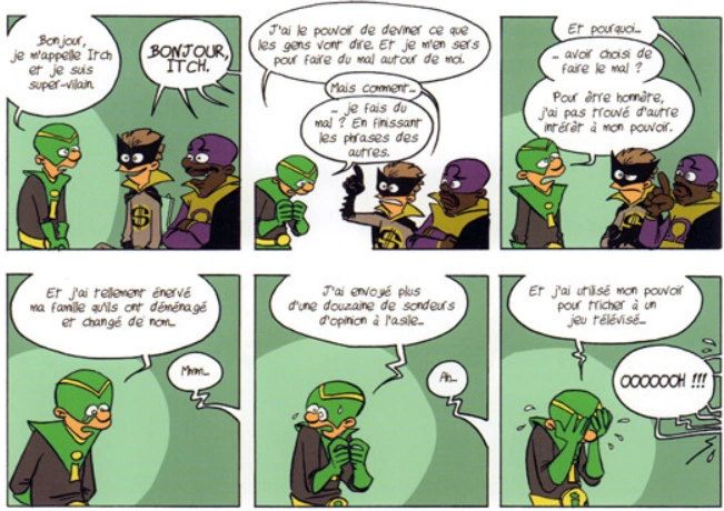 Itch | Wiki Frenchsuperheroes | Fandom