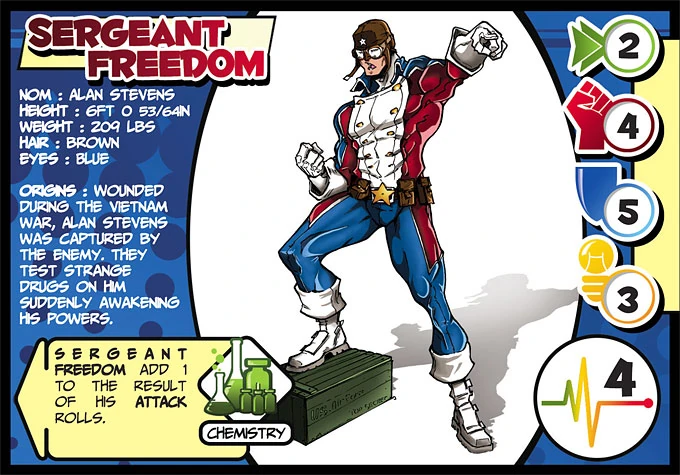Sergeant Freedom | Wiki Frenchsuperheroes | Fandom
