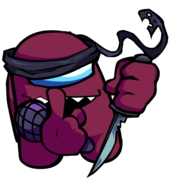 Maroon Impostor | Friday Night Funkin Among Us Wiki | Fandom