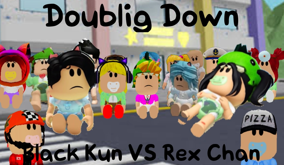 Doubling Down Black Kun VS Rex Chan | Funkin' Fanon Wiki | Fandom