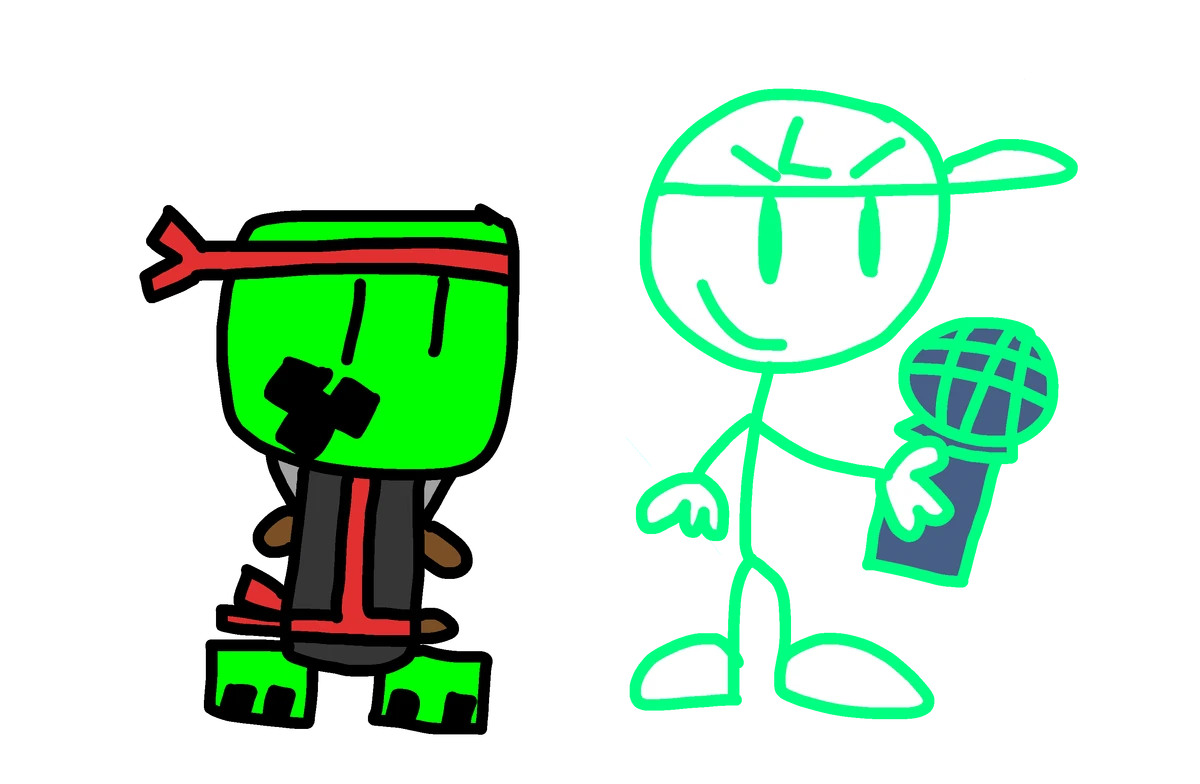 Luigi Flaherty and Karate Creeper | Funkin' Fanon Wiki | Fandom