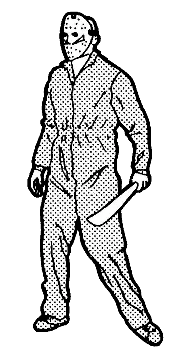 jason voorhees coloring picture